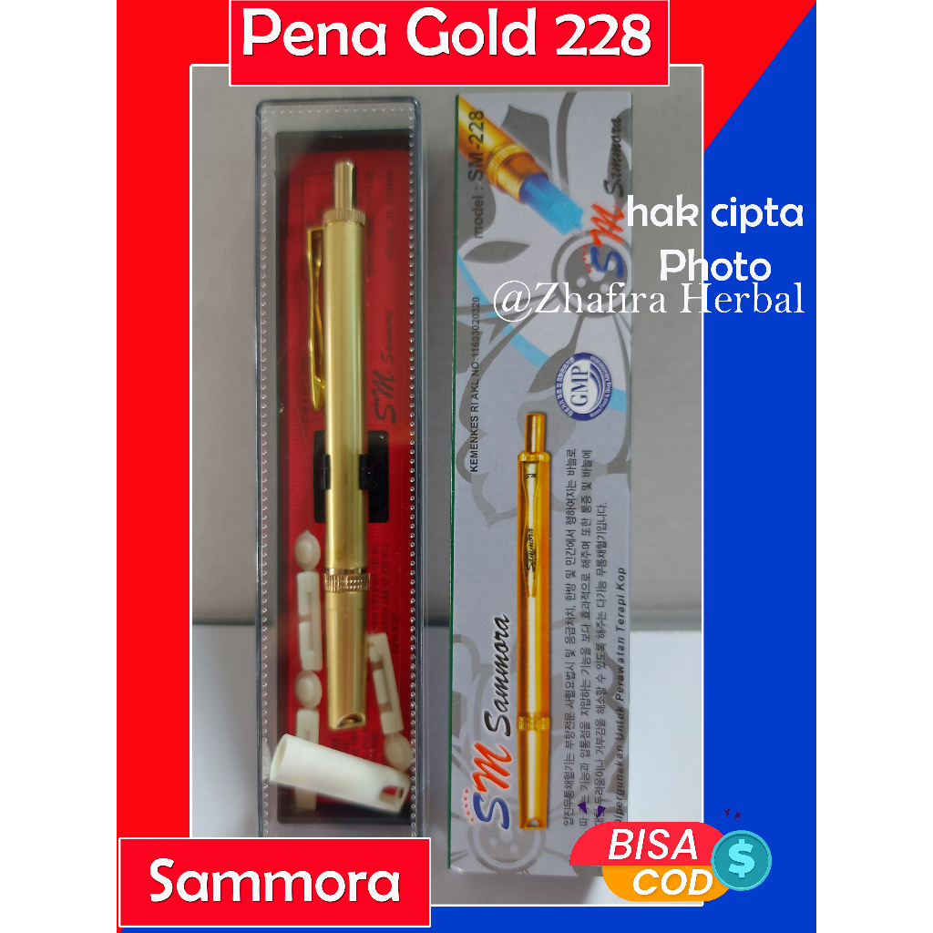 Jual Pen Sammora Gold 228 Bekam / Pena Bekam Gold Sammora 228 / Samora ...