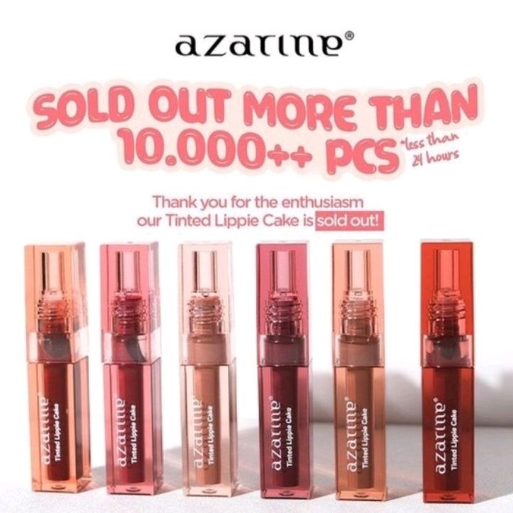 Jual Azarine Tinted Lippie Cake Lip Tint by Azarine x Red Velvet 2,9ml ...