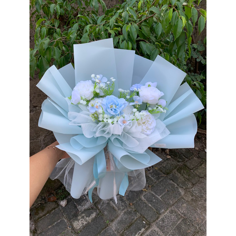 Jual Bucket Bunga Tile (Artificial flower) | Shopee Indonesia
