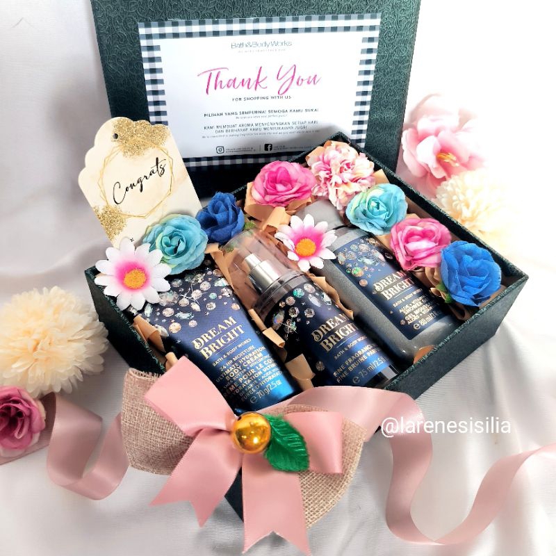 Jual The Body Shop - Hampers Seserahan GIFT SET British Rose Moringa ...