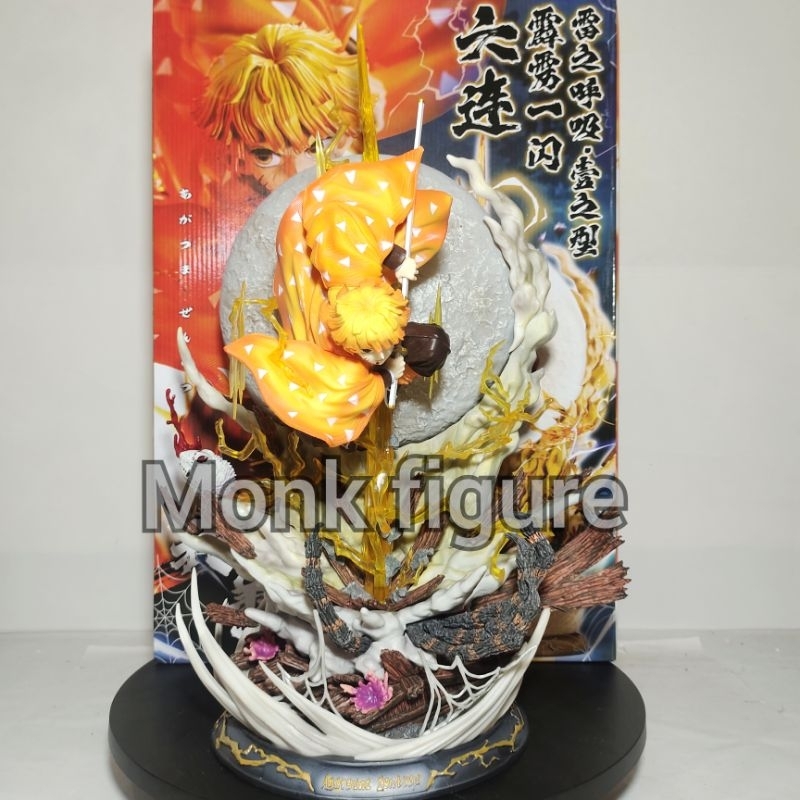Jual Statue Demon Slayer Agatsuma Zenitsu Thunder Breathing YOYO Studio ...