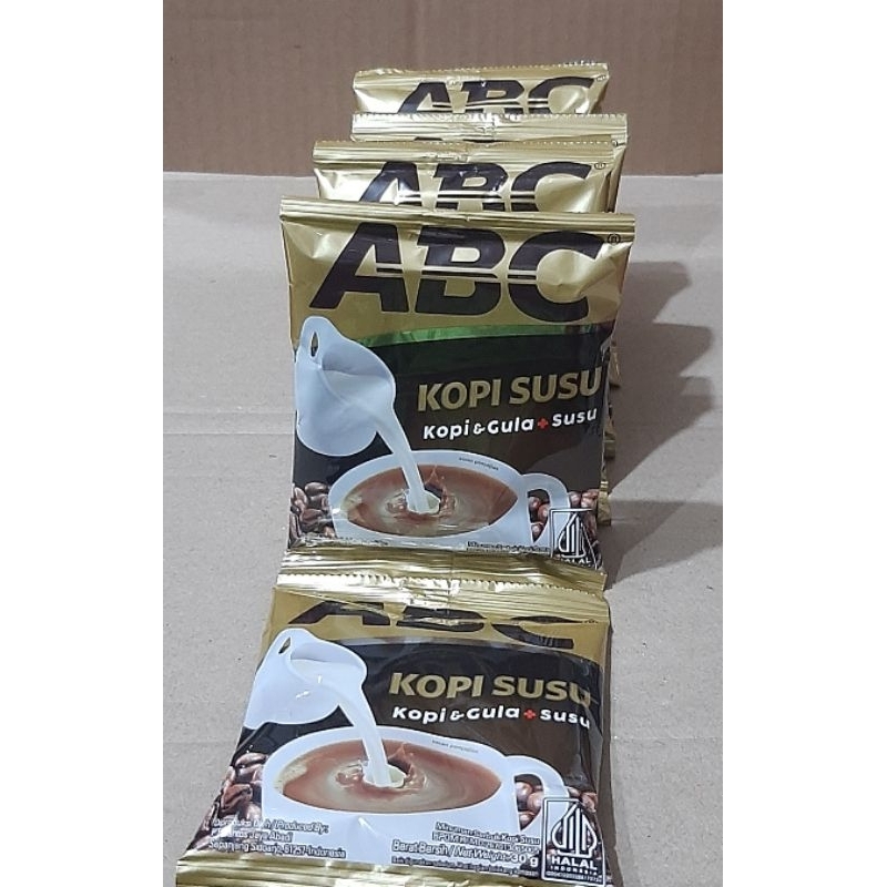 Jual ABC Kopi Susu Renceng isi 10 sachet x 30gr | Shopee Indonesia