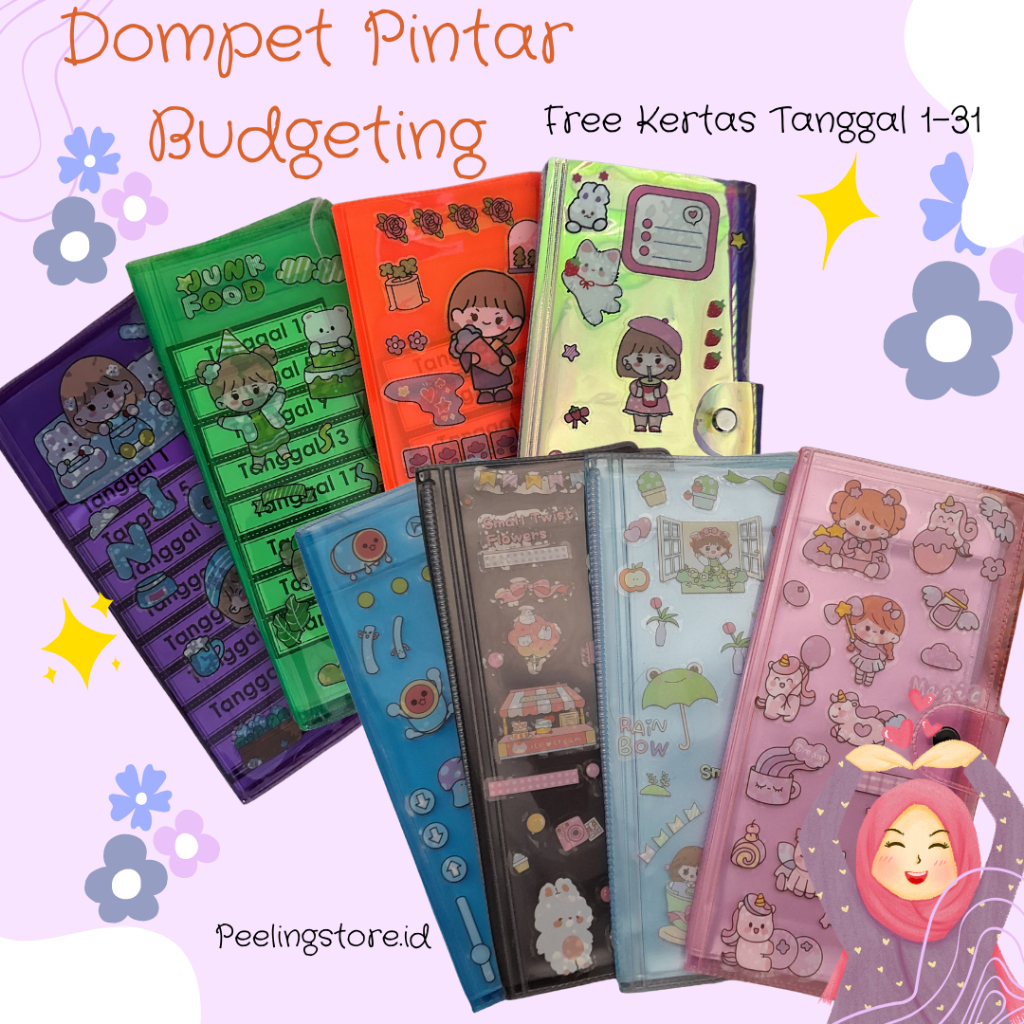 Jual DOMPET PINTAR / DOMPET DISIPLIN KEUANGAN PVC PREMIUM FREE KERTAS ...