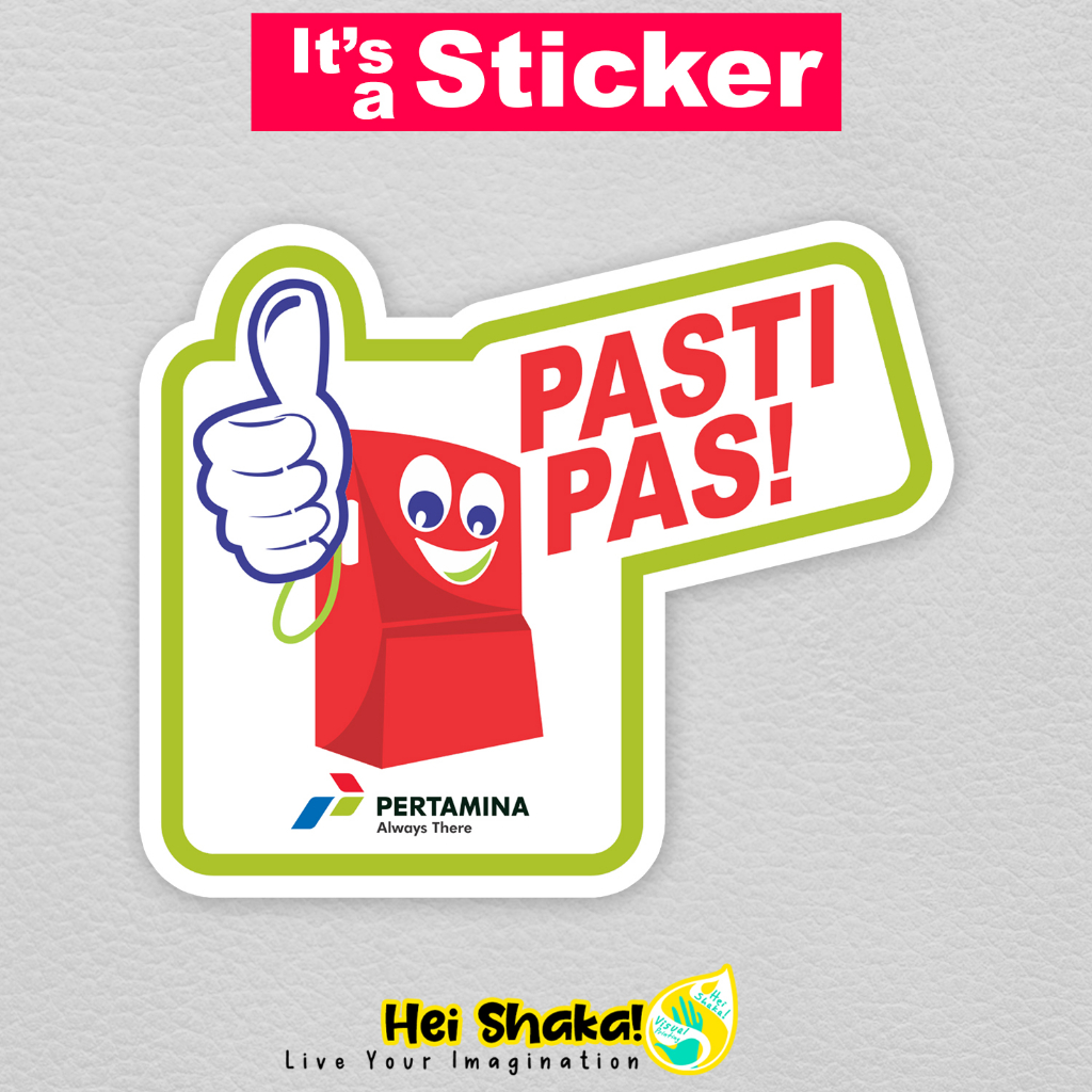 Jual Heishaka Stiker Pertamina Pasti Pas Sticker Vinyl Anti Air ...