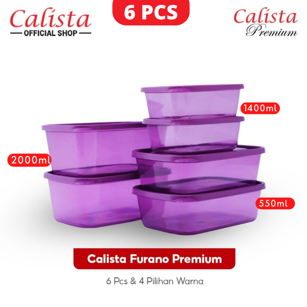 Jual 【CALISTA】FURANO PREMIUM SET ISI 6 PCS FULL COLOR TOPLES FOOD ...