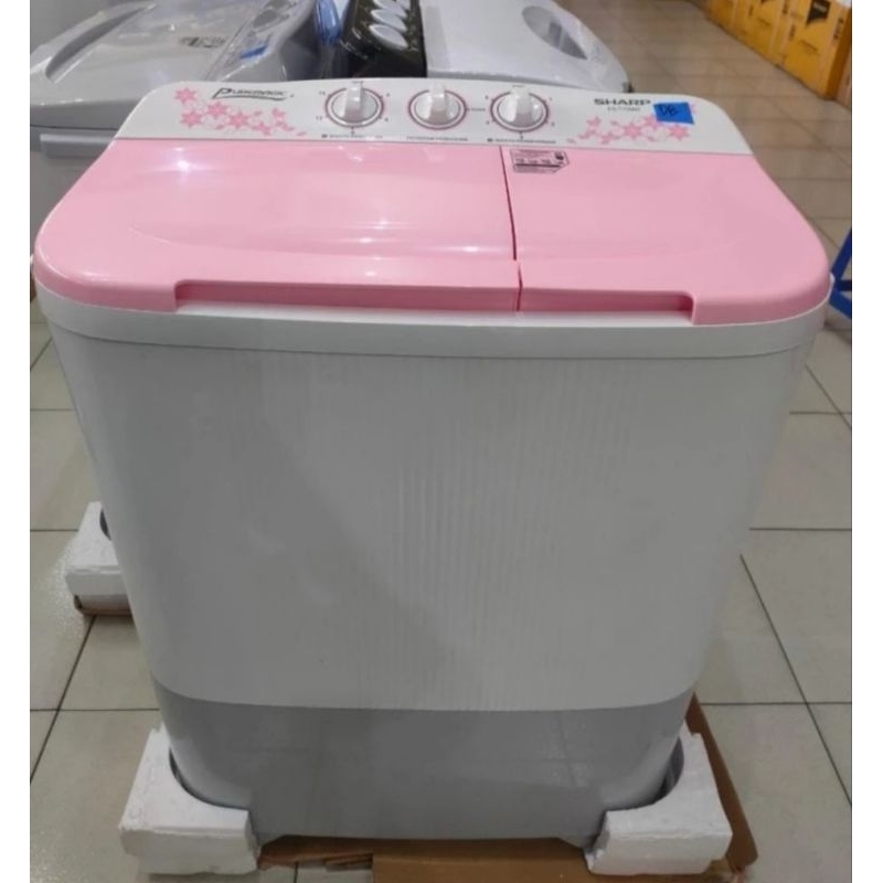 Jual MESIN CUCI SHARP 2 TABUNG 7 KG ES-T70MW 7kg / ES-T80MW 8kg / ES ...