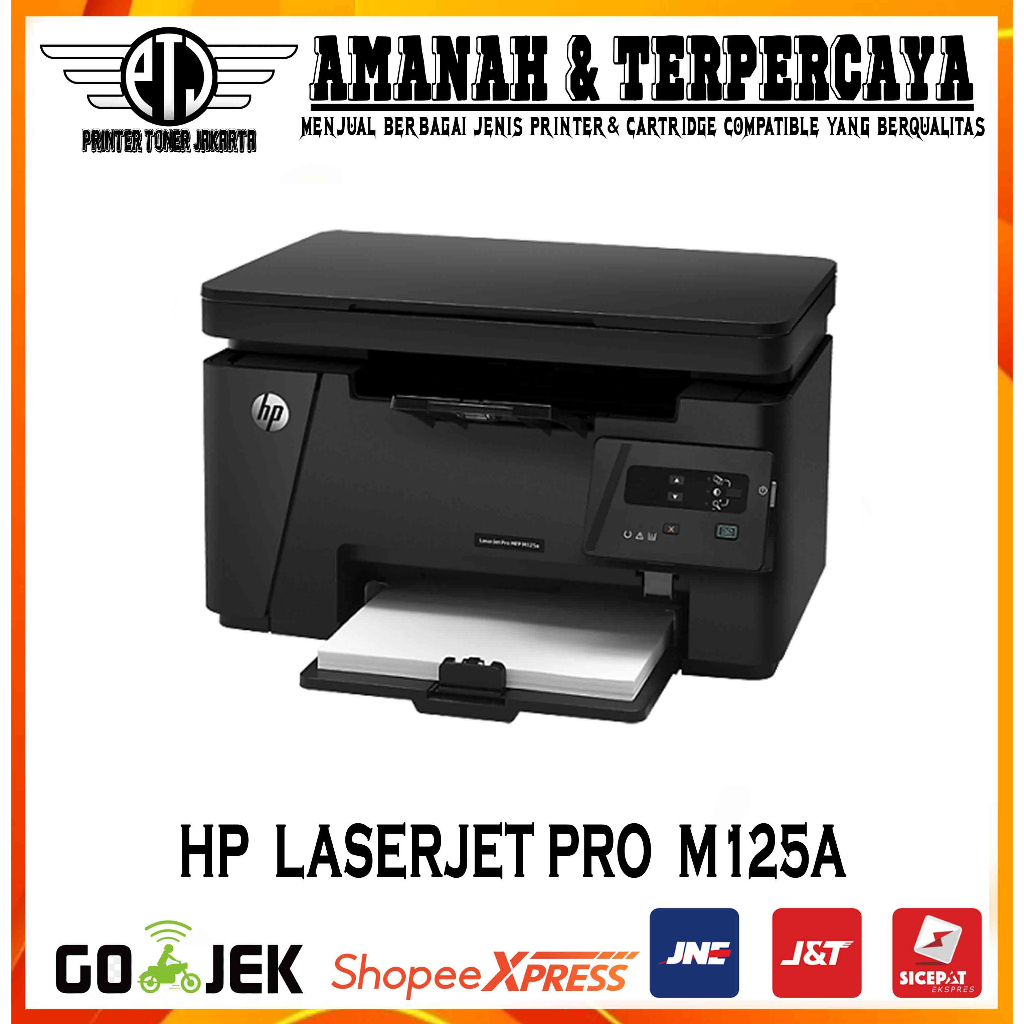 Jual Printer HP LaserJet Pro MFP M125a - Multifungsi - Laser Mono A4 ...