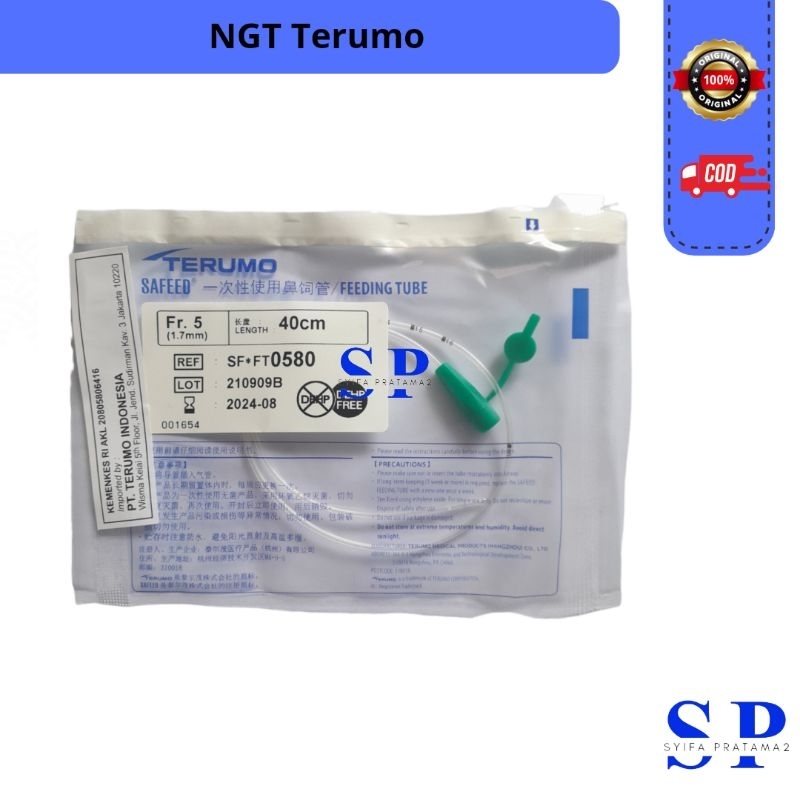 Jual Alat Medis NGT Terumo FR 3,5 | FR 5 | FR 8 |Feeding Tube Terumo ...