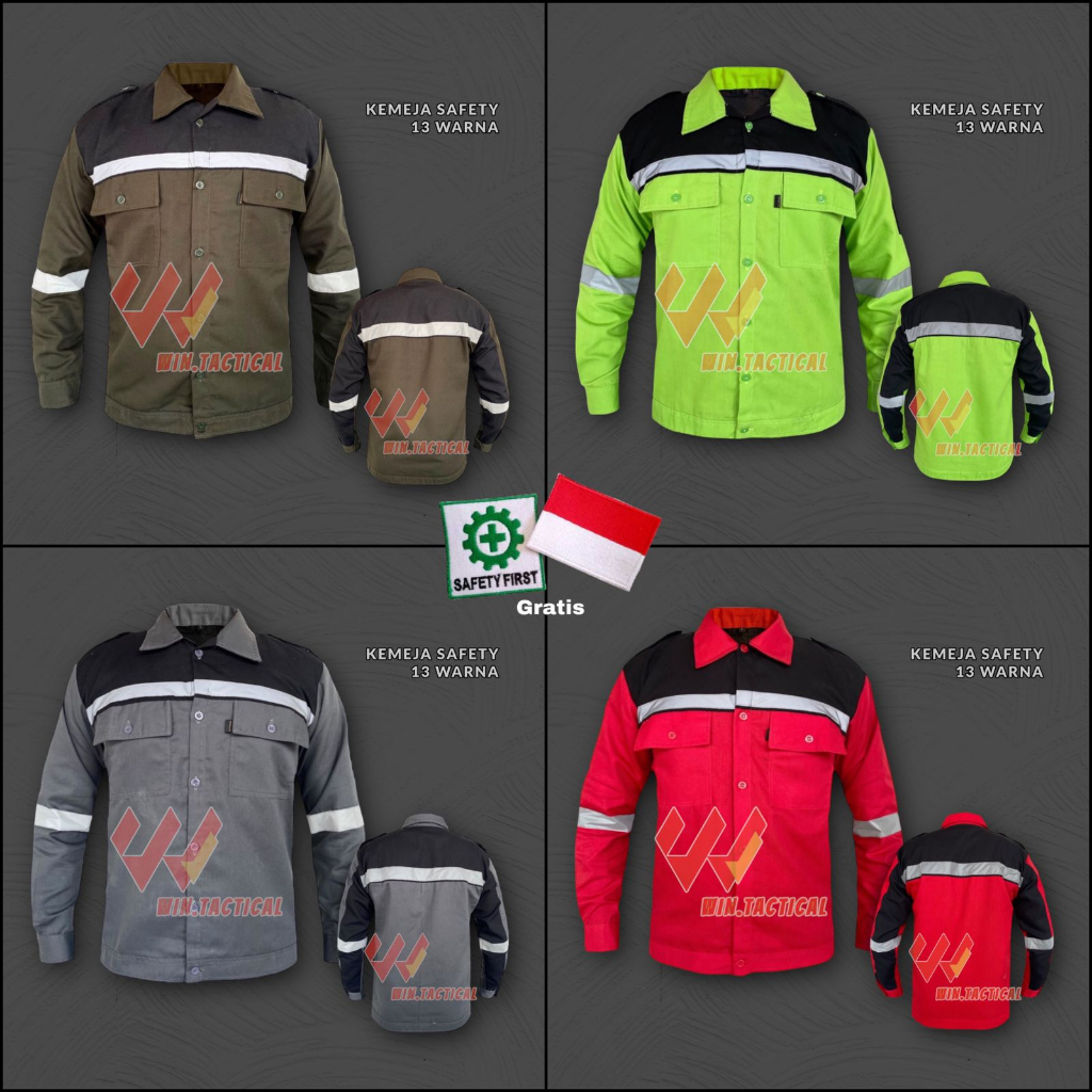 Jual Katelpak Wearpack Safety Atasan Kemeja Kerja Atasan Katelpak ...