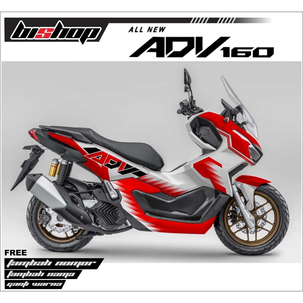 Jual decal sticker full body new ADV 160 grafis varian warna | Shopee ...