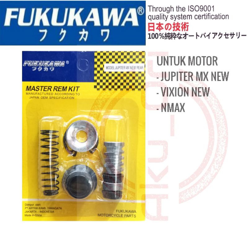 Jual MASTER REM KIT BLK MX NEW FUKUKAWA sil isi master rem belakang r15 ...
