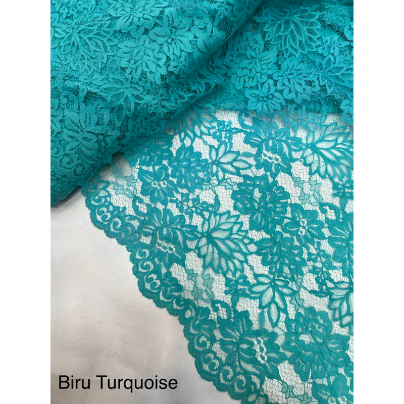 Jual LACE BROKAT SEMI PRANCIS LEBAR 110 (harga per 50cm) | Shopee Indonesia