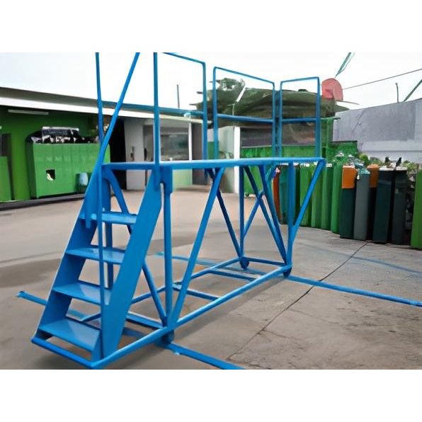 Jual Tangga Sliding / Tangga Machine / Tangga Pabrik Karawang | Shopee ...
