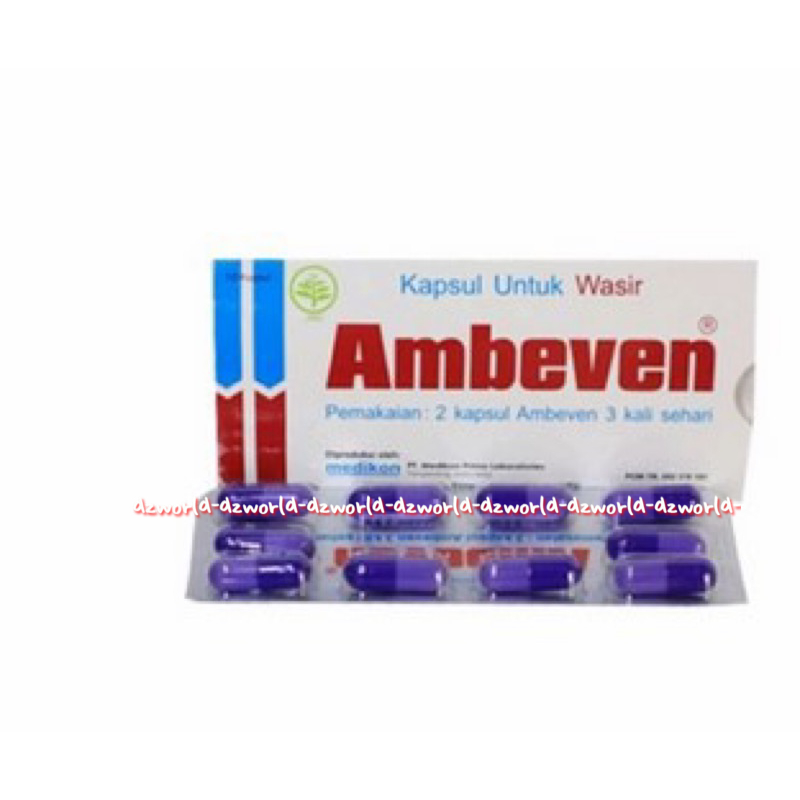 Jual Ambeven Kapsul Untuk Wasir Isi 10kapsul Obat Untuk Ambeyen ...