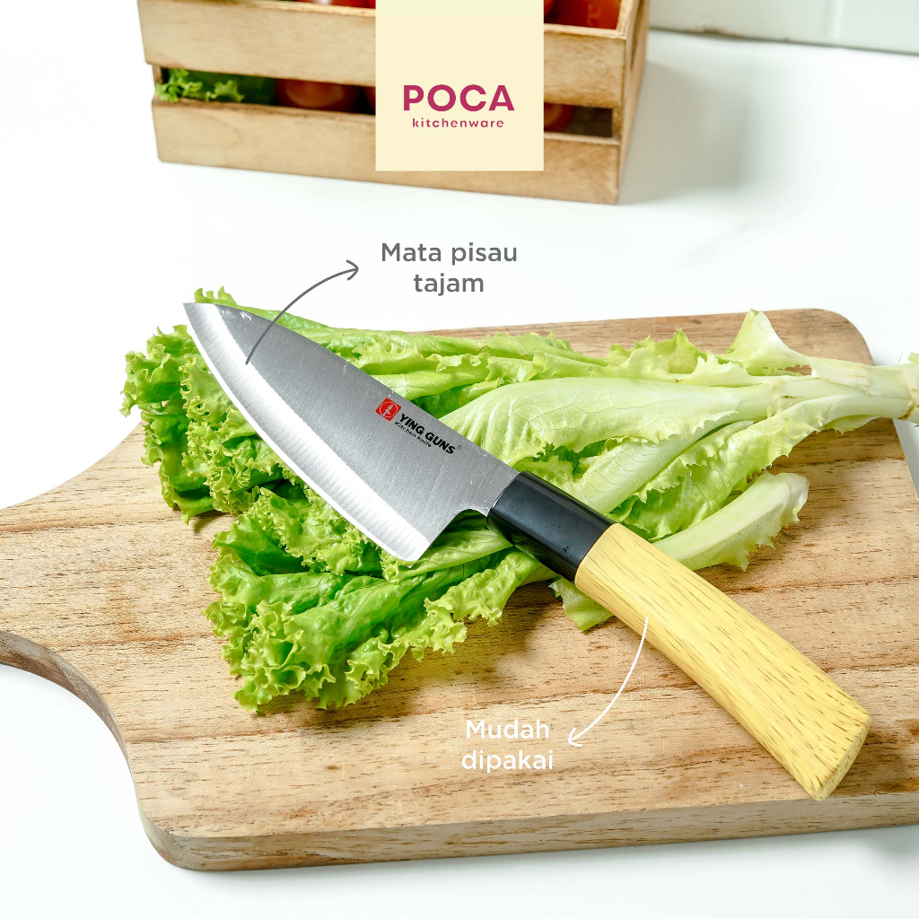 Jual Ying Pisau Dapur Chef Knife Pisau Daging Buah Sayur Serbaguna ...