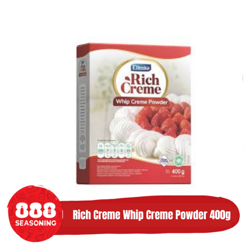 Jual ELLENKA RICH CREME WHIPPING CREME POWDER 400g | Shopee Indonesia