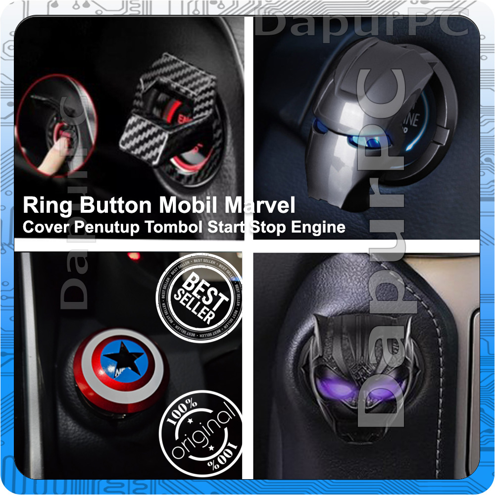 Jual Cover Penutup Start Stop Engine Premium Ring Button Mobil ...