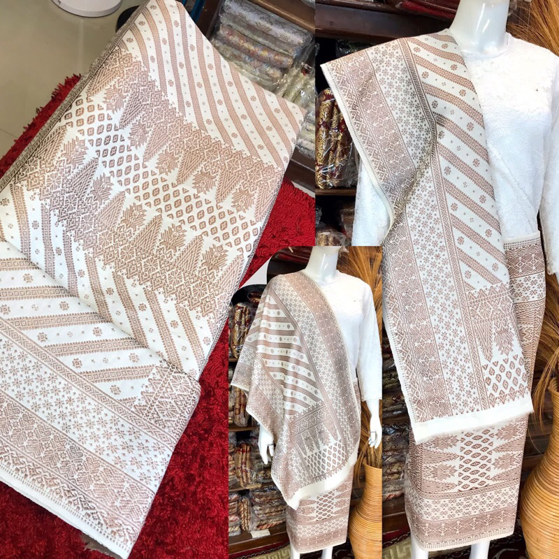Jual SONGKET TEMBAGA PUTIH TERBARU | Shopee Indonesia