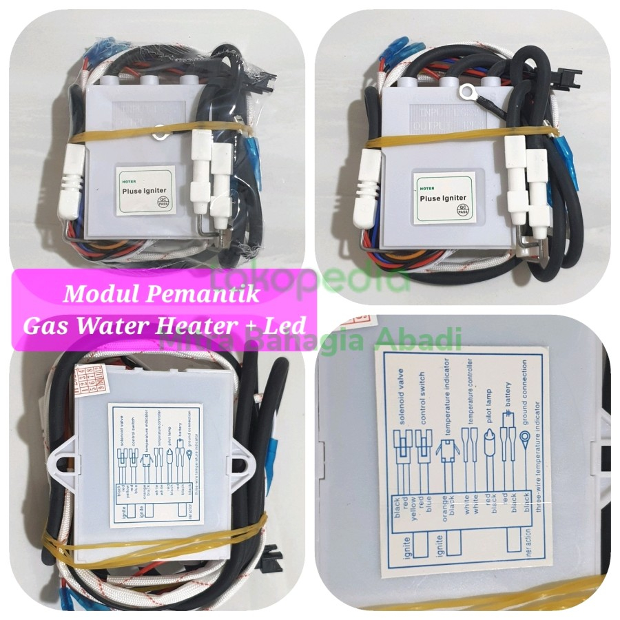 Jual Modul Pemantik Gas water Heater Putih + Led HOTER BRAND | Shopee ...