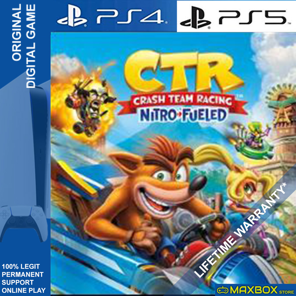 Jual CTR Crash Team Racing Nitro Fueled PS4 PS5 Digital Game | Shopee ...