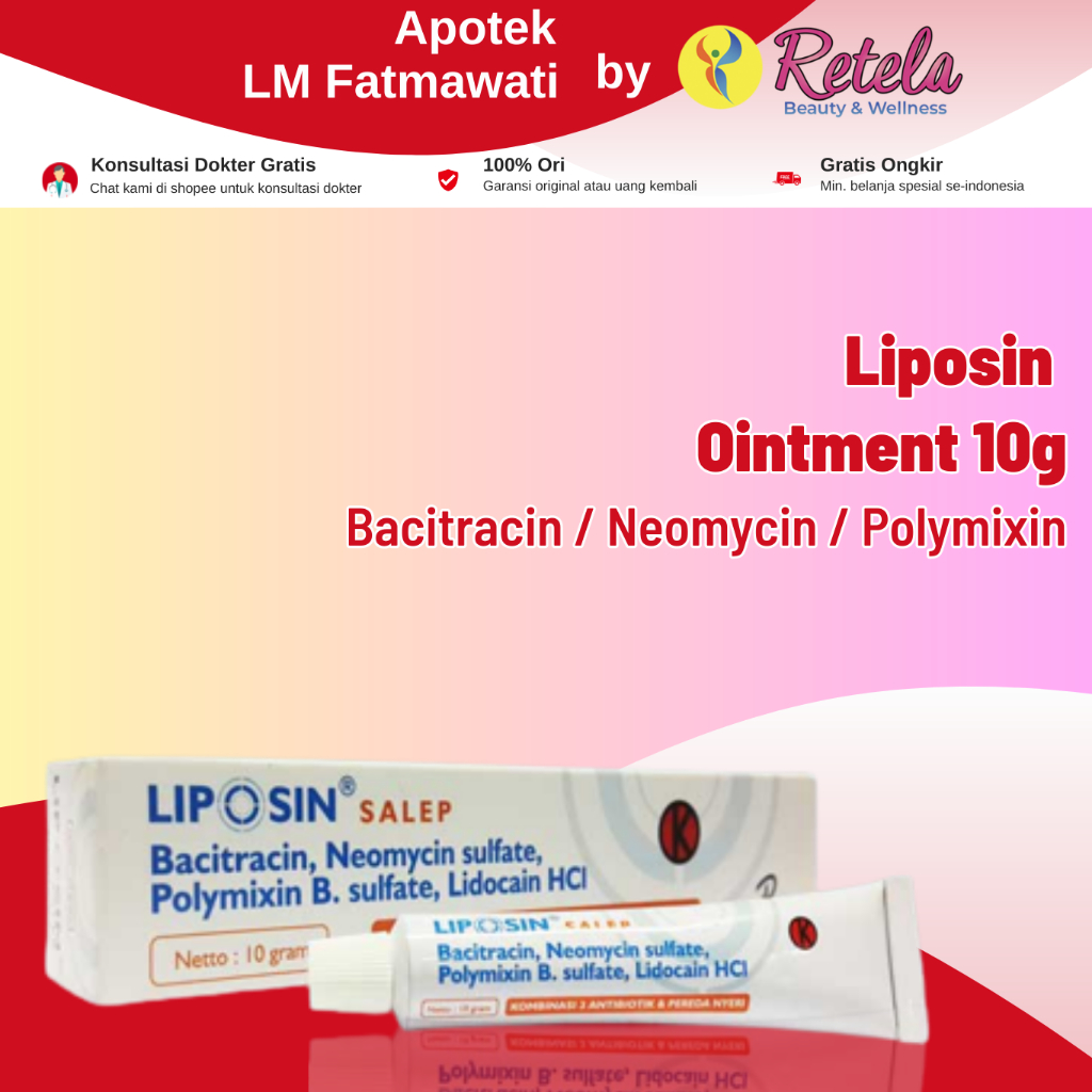 Jual LIPOSIN OINTMENT 10GR | Shopee Indonesia