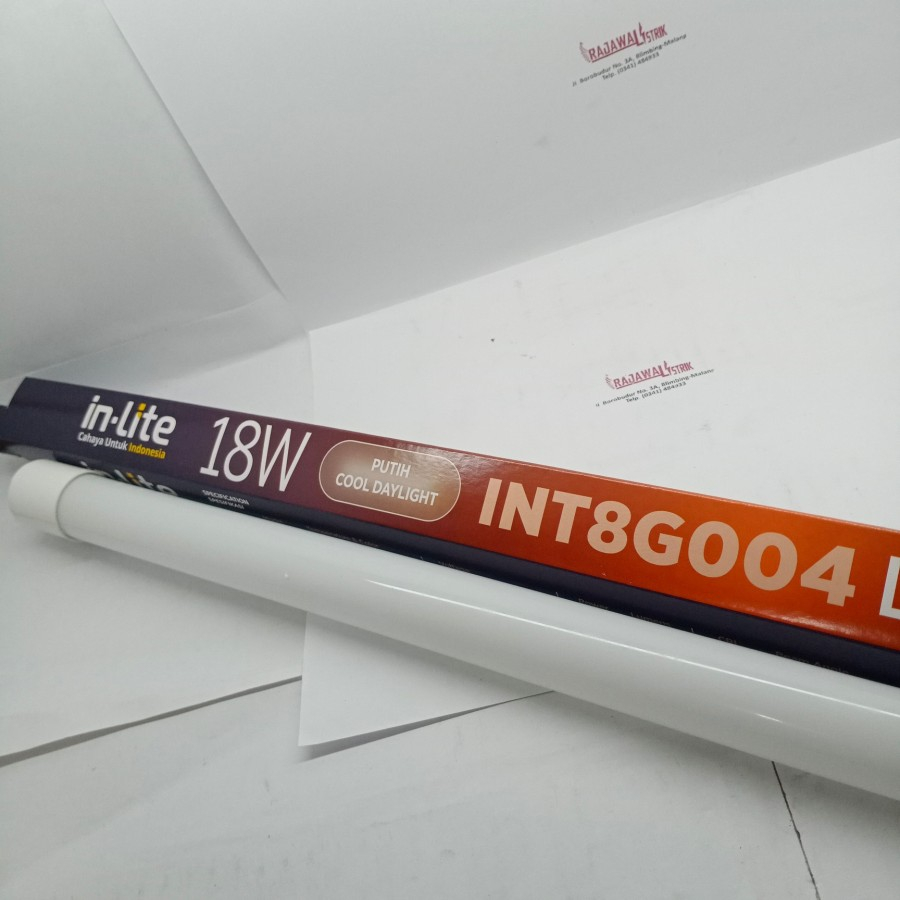 Jual neon led inlite 18w TL panjang int8g004 tube light 120cm kuning ...