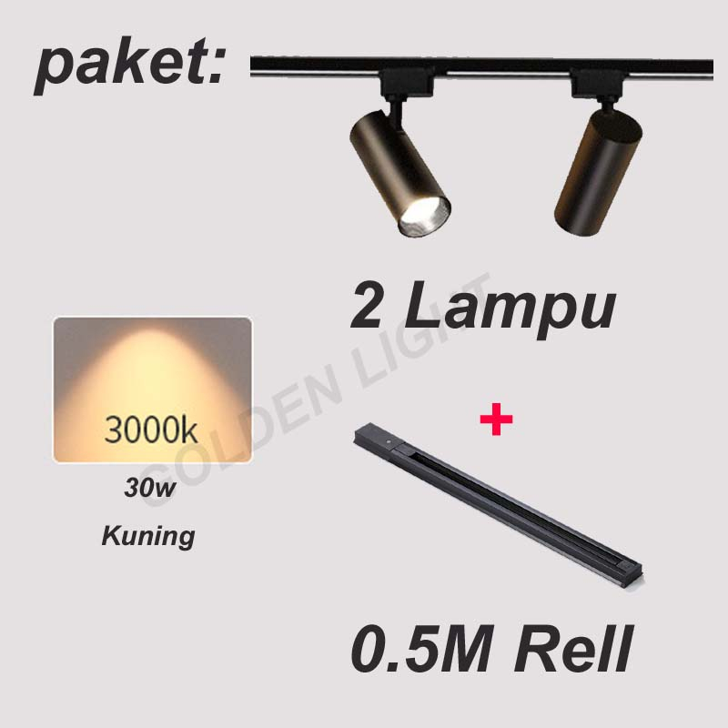 Jual Lampu Sorot/Track Light/Pencahayaan Restoran/toko pakaian suasana ...