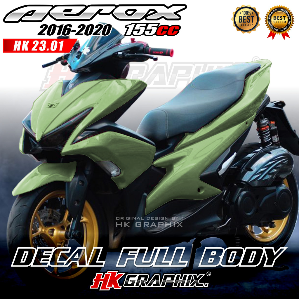 Jual COD Decal Sticker Aerox Old Lama Full Body 2016 2017 2018 2019 2020 Motif Warna Polos HK ...
