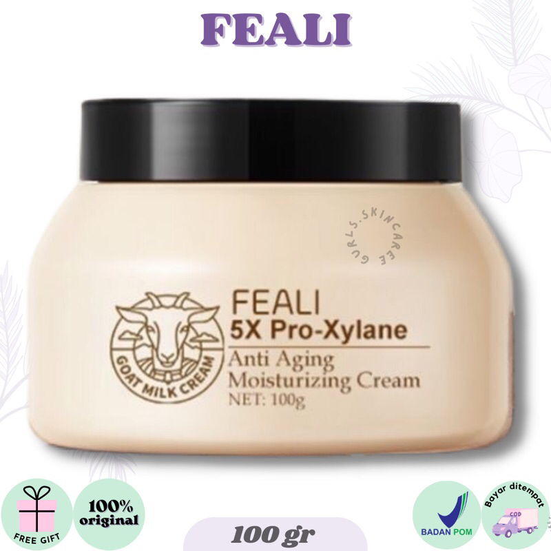Jual Feali 5X Pro-Xylane Anti Aging Moisturizing Cream 100gr | Moisturizer | Shopee Indonesia