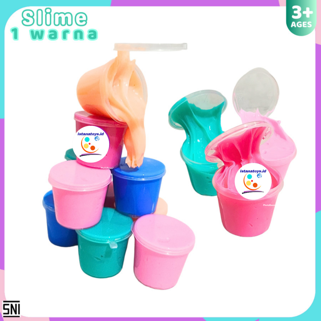 Jual ID Mainan Anak Slime 1 warna Solid - 1pc | Shopee Indonesia