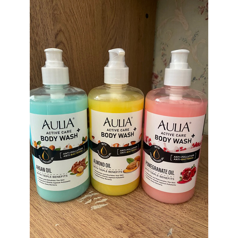 Jual AULIA Active Care Body Wash 500 ml with cold pressed oil , Body ...