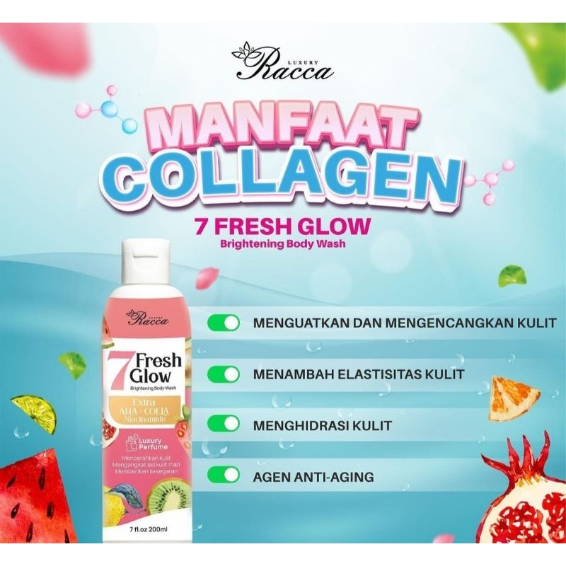 Jual Brightening Body wash 7 Fresh Glow By racca beauty sabun racca ...