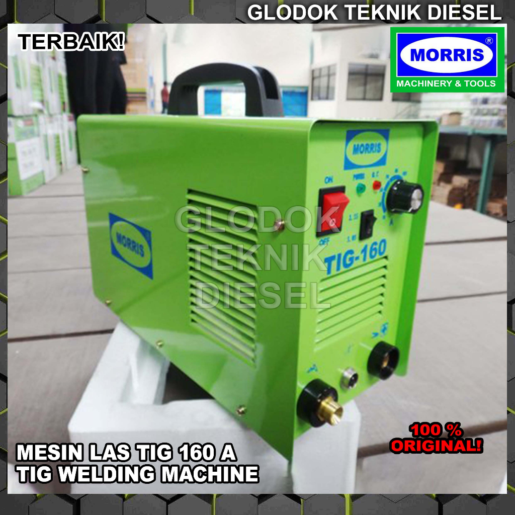 Jual Morris Mesin Las TIG 160 A Ampere 1 Phase Welding Machine TIG160 ...