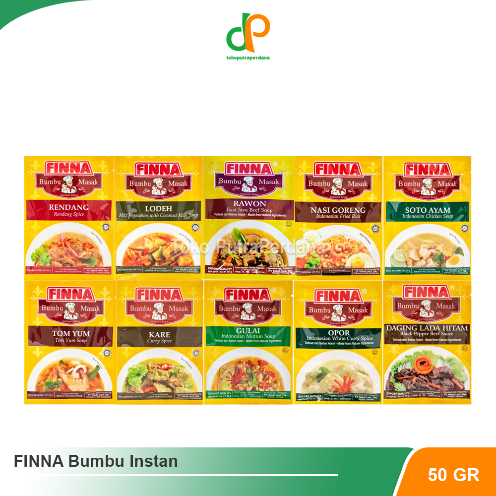 Jual FINNA Bumbu Instan 50gr (1 Pcs) | Shopee Indonesia