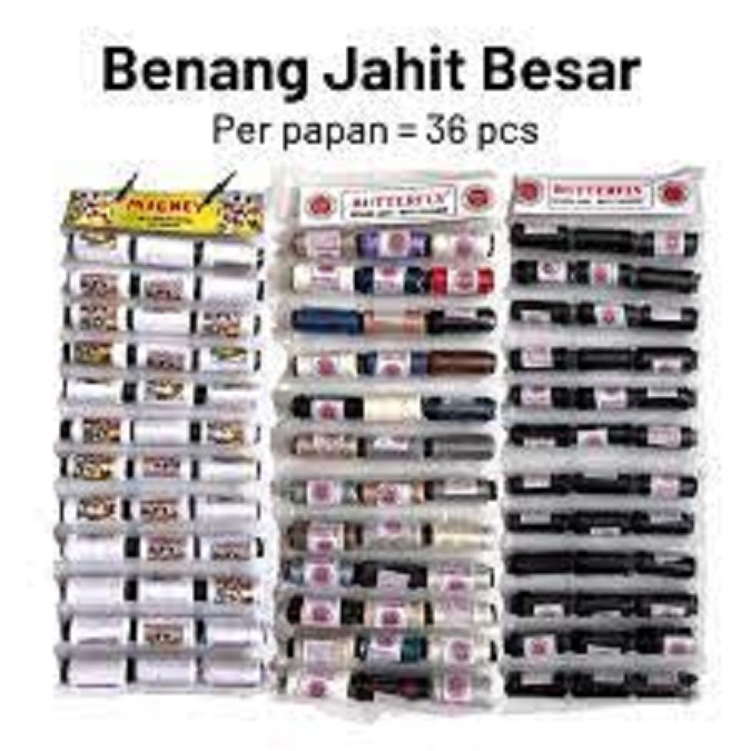 Jual Benang Jahit Polyester Harga Satuan | Shopee Indonesia