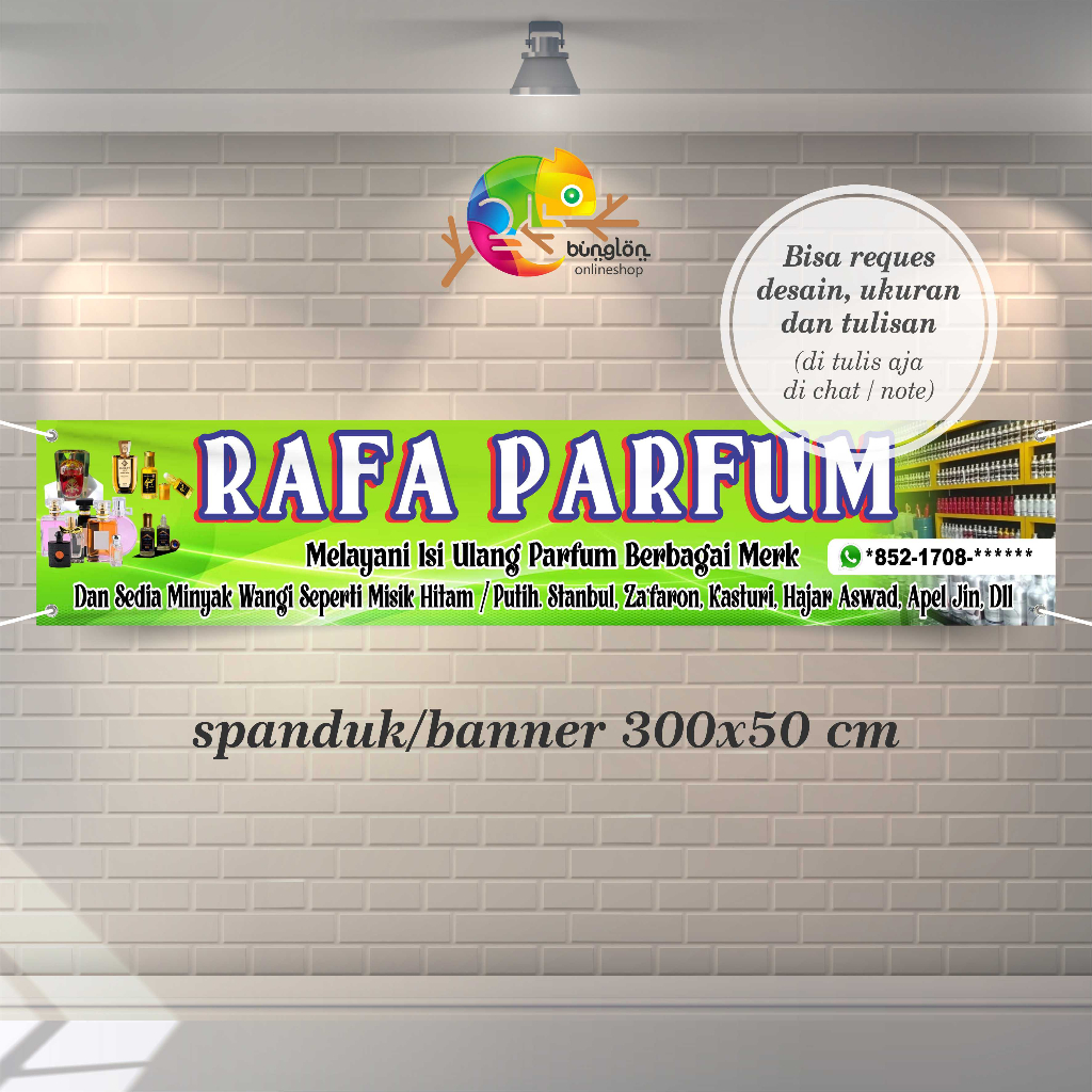 Jual Size 300x50 Spanduk Banner Toko Parfum, Toko Minyak Wangi | Shopee ...