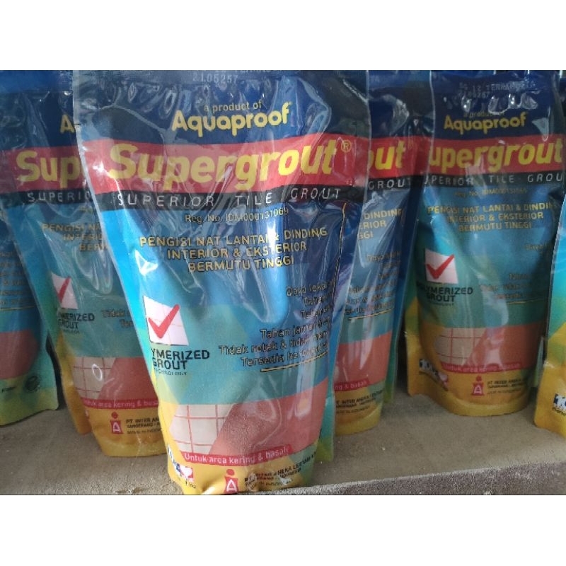 Jual Nat Keramik marmer mozaik porselen supergrout aquaproof | Shopee ...