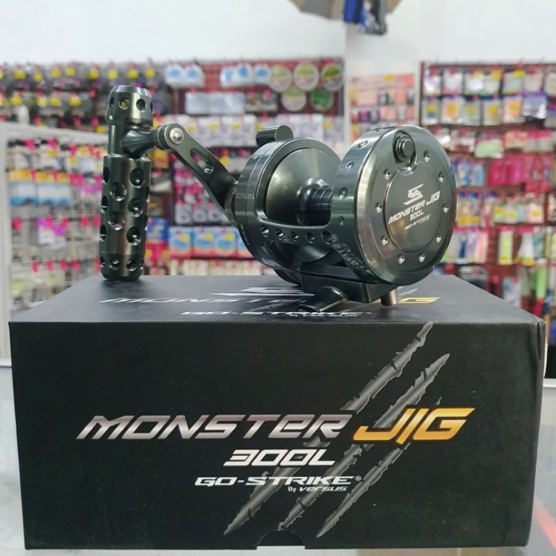 Jual Reel Overhead Monster Jig 300L Go Strike By Versus | Shopee Indonesia
