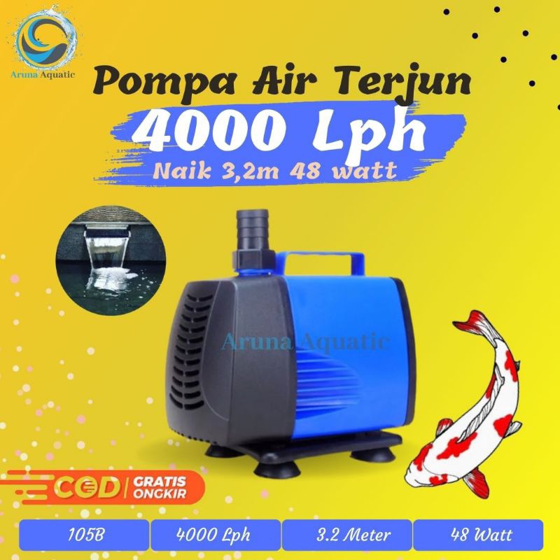 Jual MESIN POMPA AQUARIUM KOLAM AIR TERJUN IKAN KOI HIDROPONIK ...