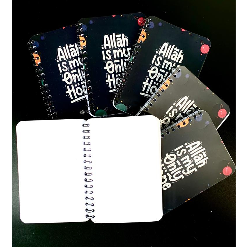 Jual Spiral Notebook/Pocket Note Round Courner A5 dan A6 kata kata ...