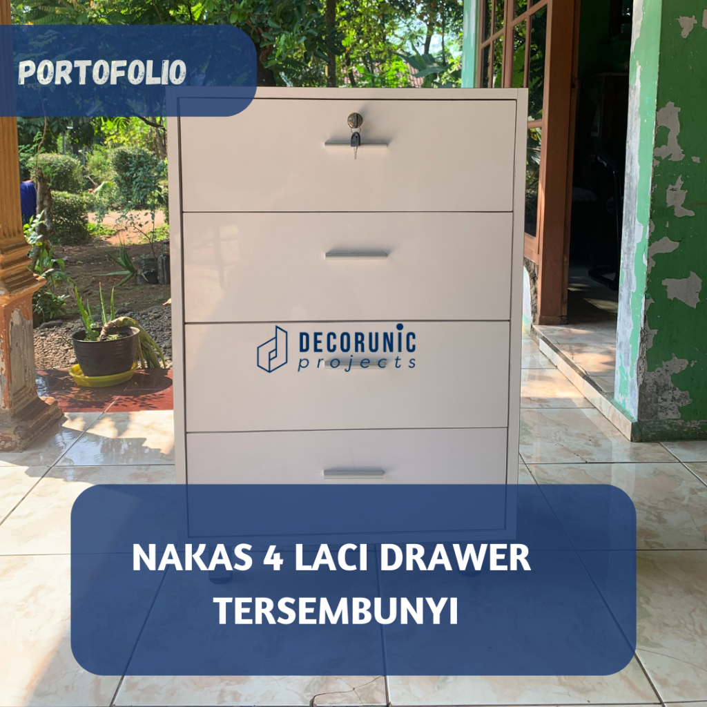 Jual Nakas Drawer Minimalis dengan 2 Laci Tersembunyi | Shopee Indonesia