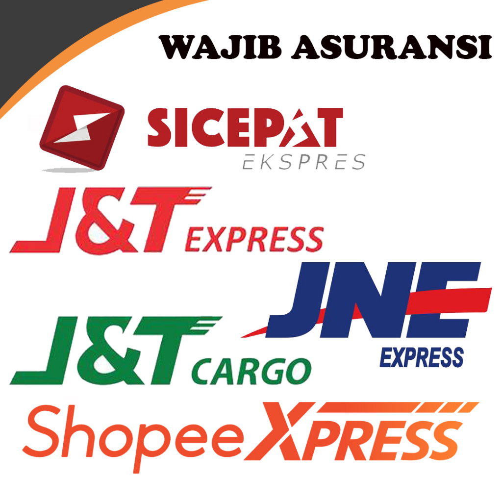 Jual WAJIB ASURANSI GOJEK GRAB ANTERAJA SHOPEE EXPRESS JNE SICEPAT JNT / J&T REGULER - CARGO ...