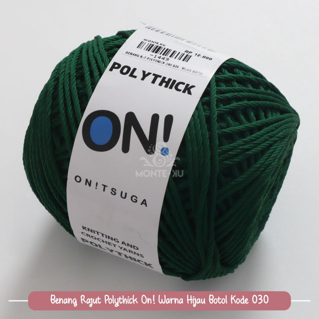 Jual Onitsuga Benang Rajut Polythick Polyester Warna Warni Tebal Murah ...