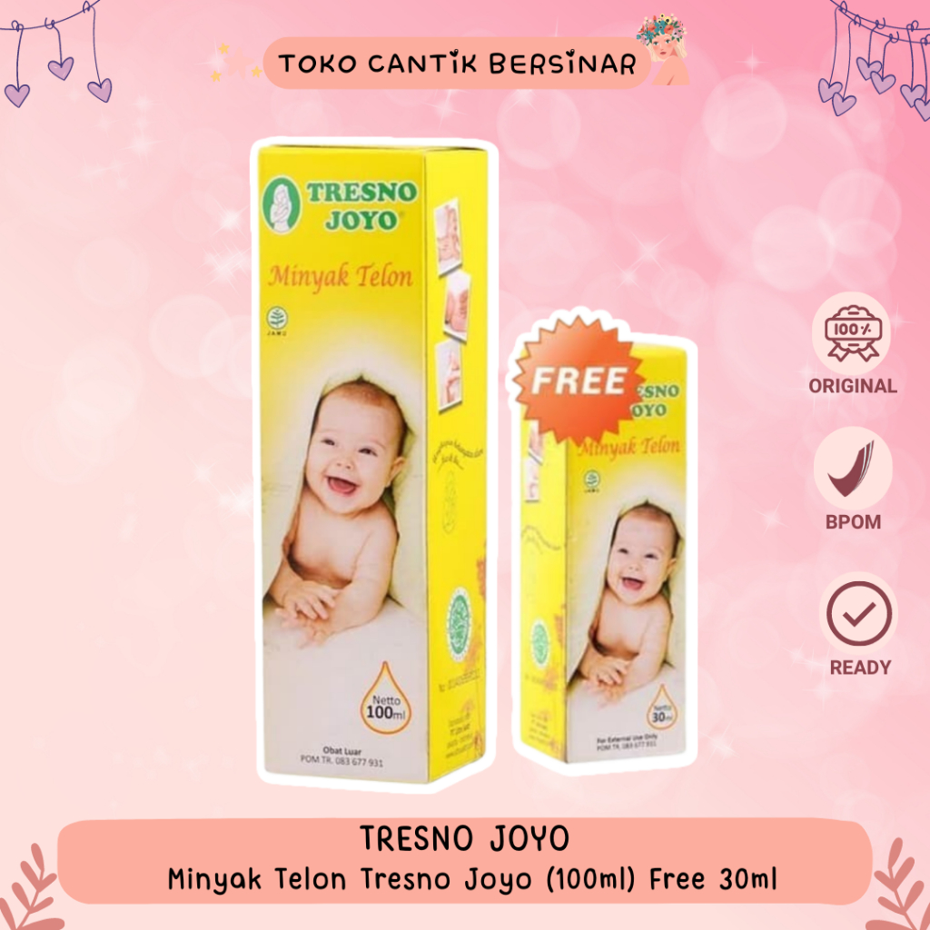 Jual TRESNOJOYO MINYAK TELON BAYI TRESNO JOYO (100ml Free 30ml ...