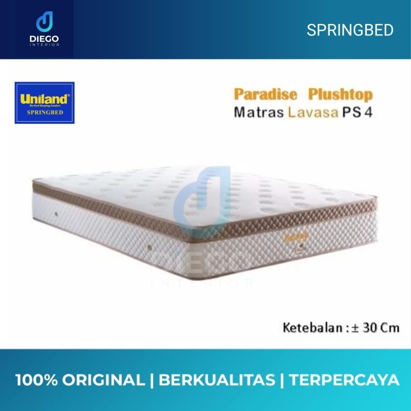 Jual Uniland Spring Bed Matras Paradise plusthop | Shopee Indonesia