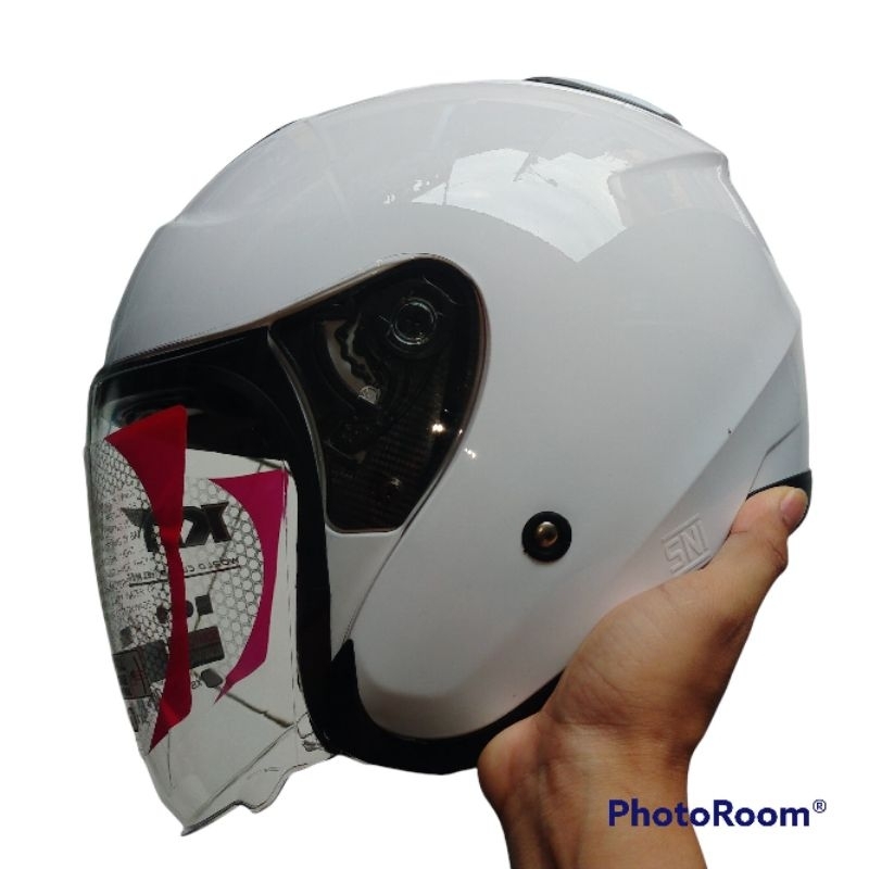 Jual [CUCI GUDANG] HELM KYT KYOTO PUTIH KYOTO HITAM KYOTO POLOS KYOTO ...
