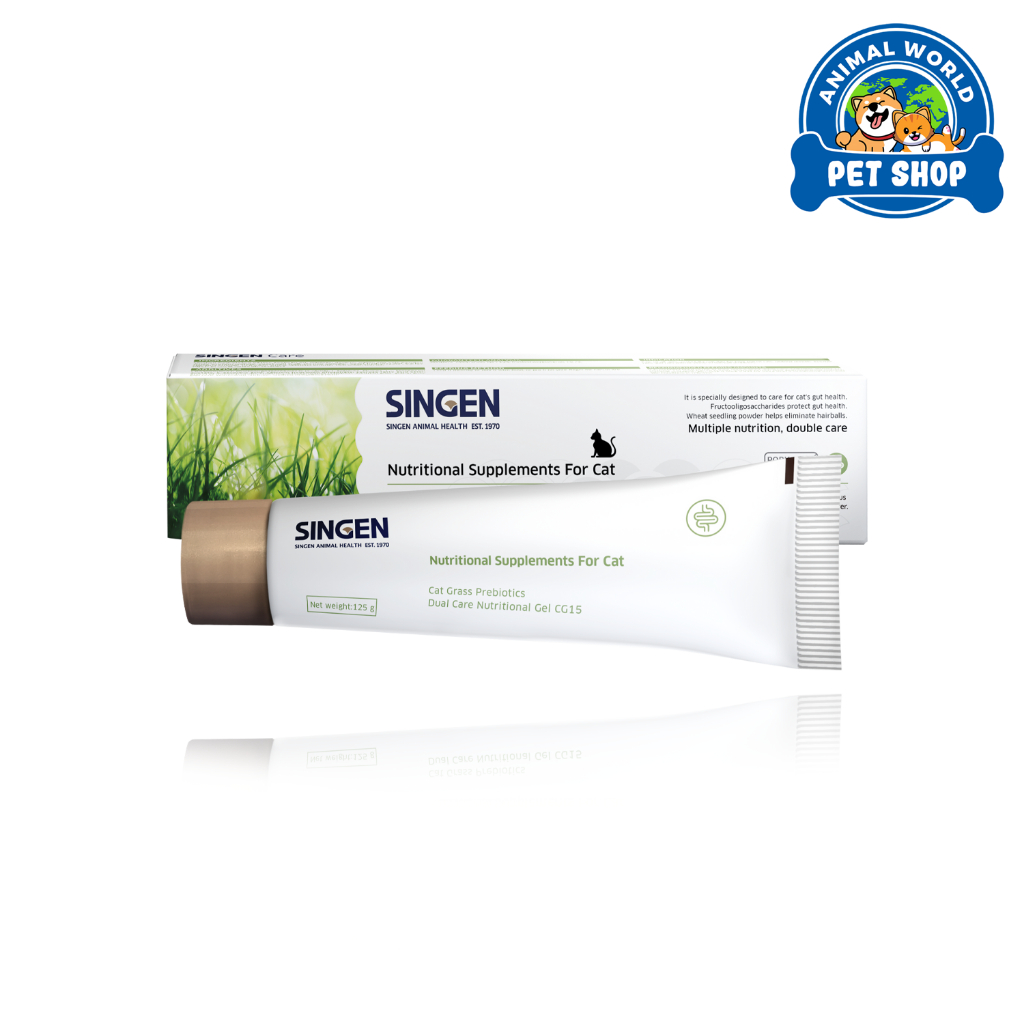 Jual Vitamin Kucing SINGEN Cat Grass Prebiotics Gel 125g | Shopee Indonesia