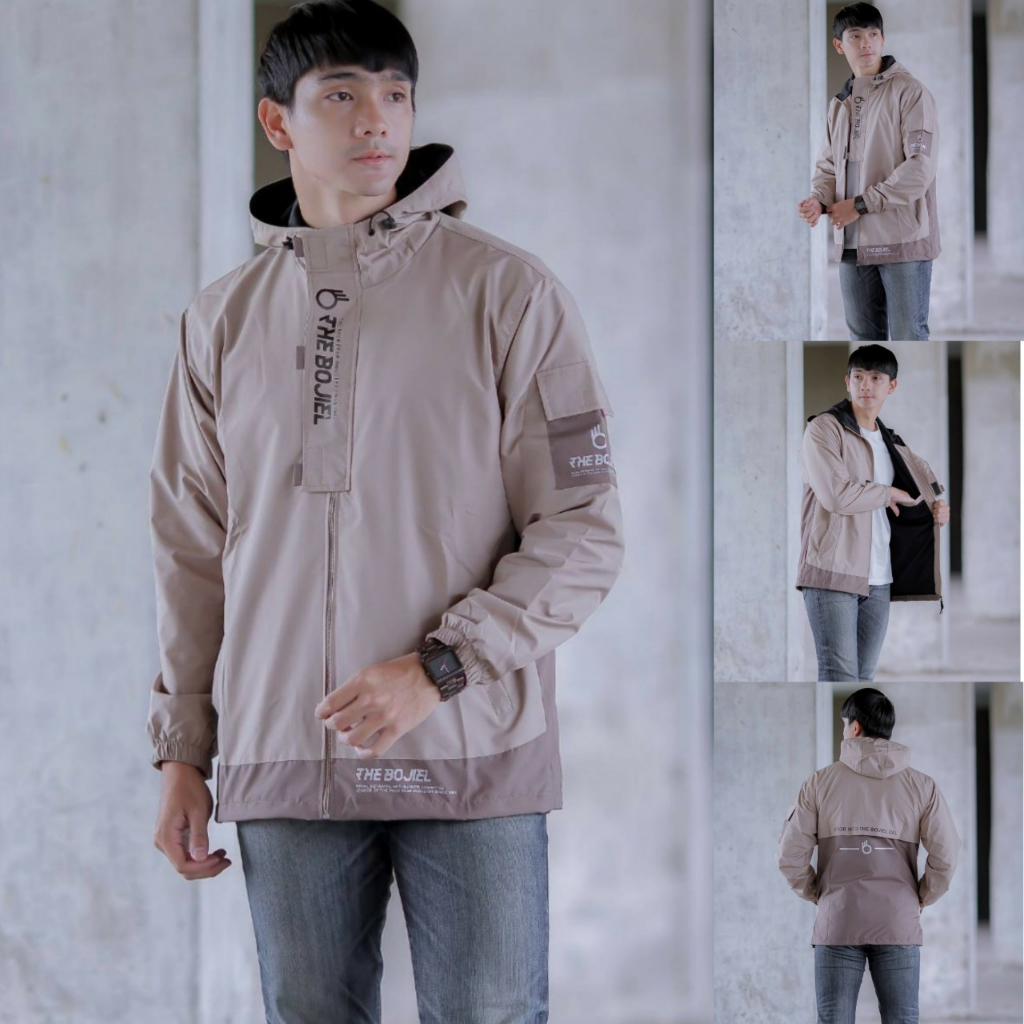 Jual JAKET CAGOULE NASA CREAM - JAKET OUTDOOR NASA - JAKET PARKA SIMPLE ...