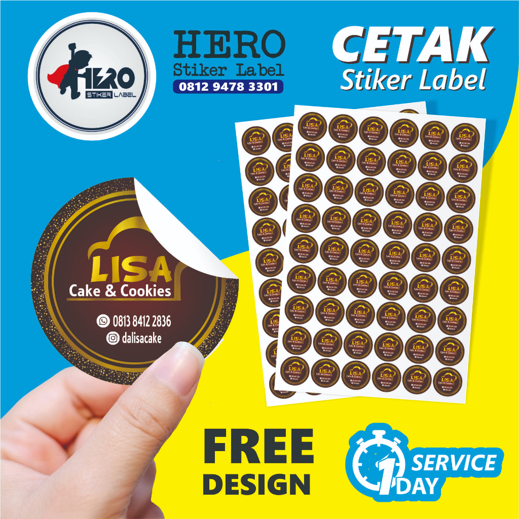 Jual CETAK STIKER LABEL / STIKER PRODUK / STIKER WATERPROOF / STIKER ...