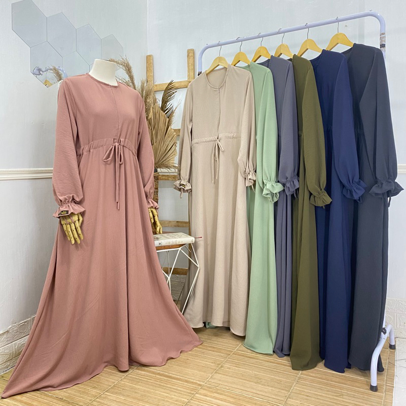 Jual Gamis Murah Krinkle | Gamis Syar’i | Gamis Lebaran Muslimah ...